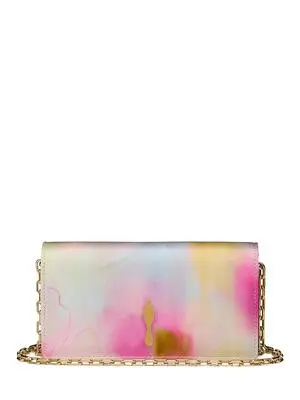 CHRISTIAN LOUBOUTIN Bettina Clutch With Gold Embellishment - Multicolor