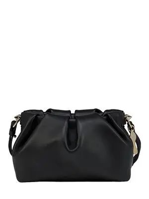 CHRISTIAN LOUBOUTIN Eva Mini Leather Shoulder Bag - Black