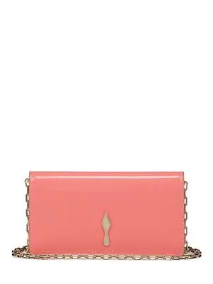 CHRISTIAN LOUBOUTIN Bettina Clutch With Embellishment - Grapefruit