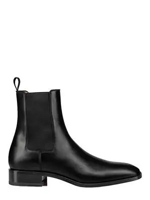 CHRISTIAN LOUBOUTIN Christian Louboutin Samson Chelsea Booties Black
