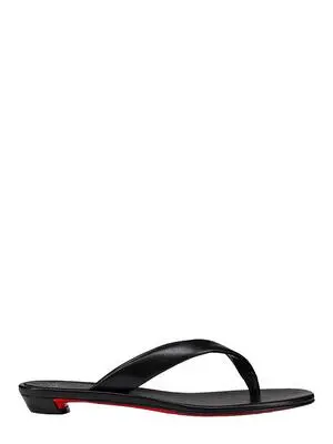 CHRISTIAN LOUBOUTIN Miss Z Thong Sandals - Black