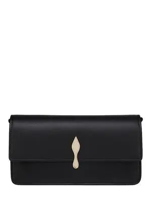 CHRISTIAN LOUBOUTIN Bettina Mini Bag With Webbing Strap - Black