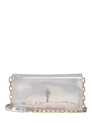 CHRISTIAN LOUBOUTIN Christian Louboutin Bettina Crossbody Bag With Chain Strap Transparent