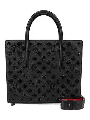 CHRISTIAN LOUBOUTIN Paloma Medium Handbag - Black