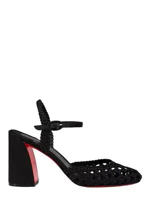 CHRISTIAN LOUBOUTIN Christian Louboutin Jane Pump Nandina Woven Pumps Black