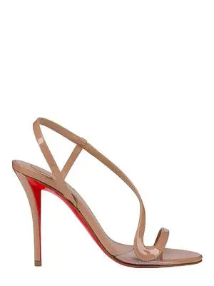 CHRISTIAN LOUBOUTIN Christian Louboutin Rosa Z Patent Calf Leather Stiletto Sandals