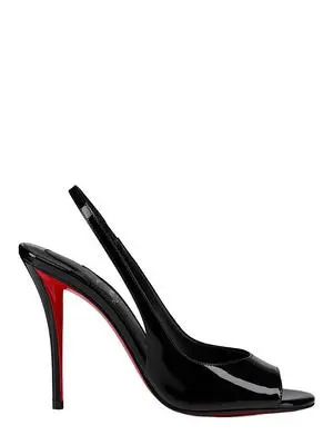 CHRISTIAN LOUBOUTIN Sofia Z Slingback Peep-toe Pumps - Black