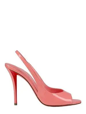 CHRISTIAN LOUBOUTIN Sofia Z Sling Back Peep-toe Pumps - Grapefruit