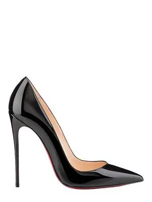 CHRISTIAN LOUBOUTIN Christian Louboutin So Kate 120mm Patent Calf Leather Pumps Black