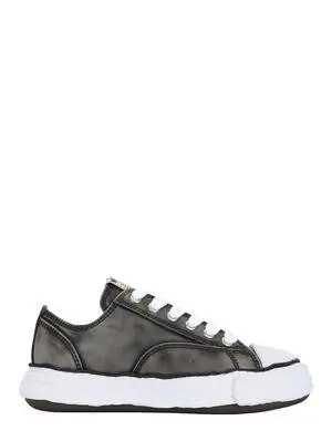 Mihara Yasuhiro Peterson23 Original Sole Vintage Leather Low-top Sneakers - Black