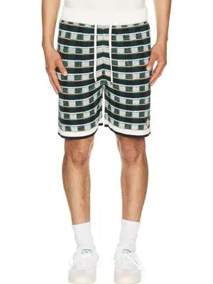 Casablanca Mosaic Knit Shorts - Multi