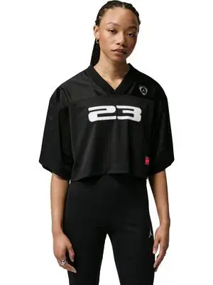 JORDAN Brooklyn Jersey Top - Black