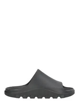 LORIBLU Rubber Pool Slides - Black