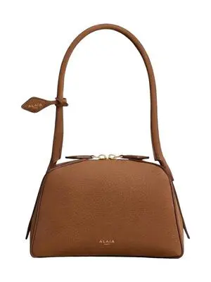 Alaïa Le Bouledogue Small Leather Shoulder Bag - Brown