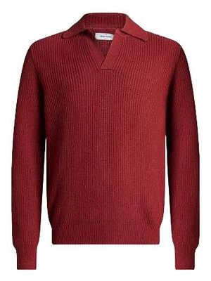 GRAN SASSO Super Geelong Sweater In Virgin Wool - Rust