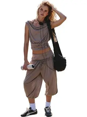 Free People Downtown Sandwashed Set - Fossil