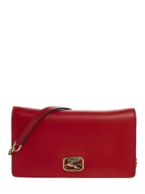 Etro Logo Shoulder Bag - Red