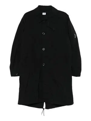 C.P. COMPANY C.P. Company Button-Fastening Lens-Detail Coat
