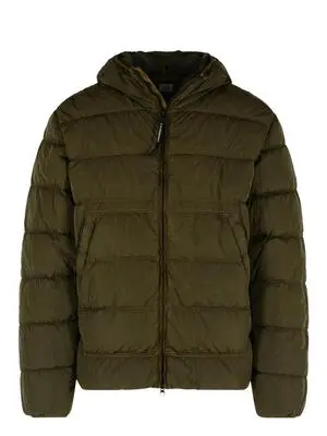 C.P. COMPANY Chrome-r Goggle Down Jacket - Green