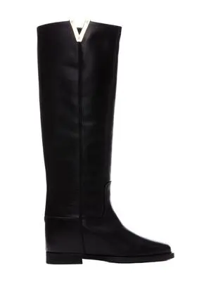 VIA ROMA 15 Via Roma 15 High Logo Detail Boots