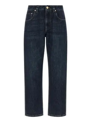 Brunello Cucinelli Belt Loop Jeans - Black