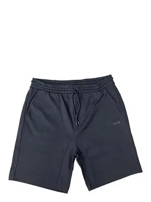Hugo Boss Elastic Waist Shorts With Drawstring - Black
