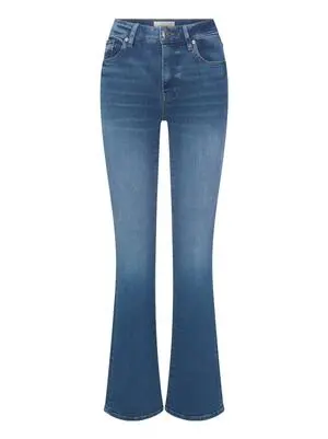 FRAME High-rise Flared Jeans - Blue