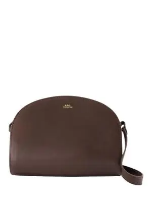 A.p.c. Demi Lune Crossbody Bag - Brown