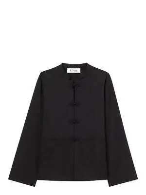 RÓHE Pankou Closure Boxy Jacket - Black