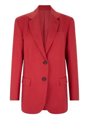 Brunello Cucinelli Single-breasted Suit Jacket - Red