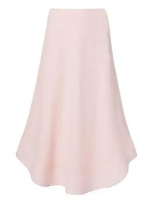 Stella McCartney Silk Midi Skirt - Pink