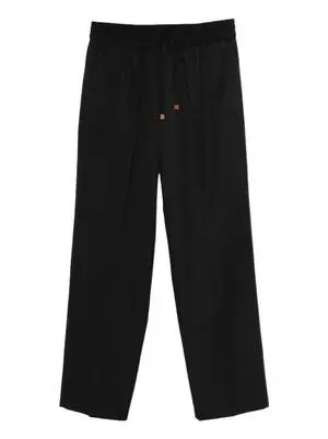 Drole De Monsieur Elastic Waist Trousers - Black