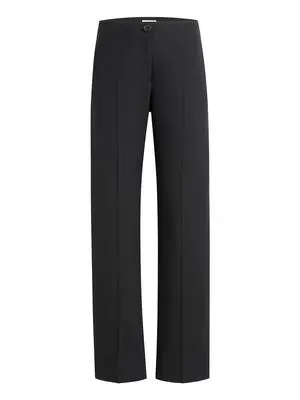 Khaite Mita Wool Trousers - Black