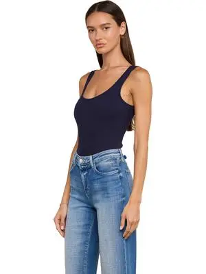 L'Agence Nica Scoopneck Bodysuit - Midnight