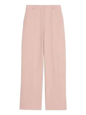Stella McCartney Wool Wide-leg Tailored Trousers - Blush