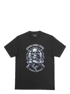 GOLD & HONEY Black Double Barrel T-shirt