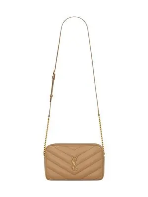 Saint Laurent Loulou Camera Bag - Brown