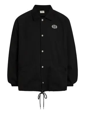 BODE Logo-embroidered Cotton-twill Track Jacket - Black