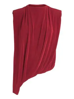 Camilla And Marc Draped Asymmetrical Top - Red