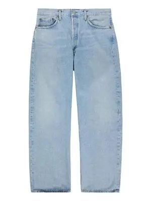 AGOLDE Afton Relaxed Straight-leg Jeans - Light Blue