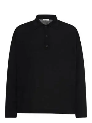 THE ROW The Row Djon Wool Polo Sweater
