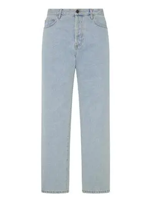 THE ROW Morton Straight Leg Jeans - Blue