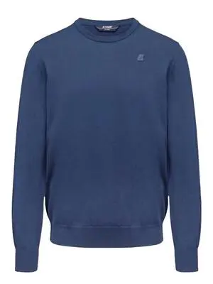 K-WAY Crew Neck Long Sleeve Sweater - Blue