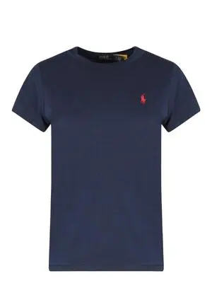 Polo Ralph Lauren Polo Ralph Lauren Pony Embroidered Crewneck T-Shirt Black