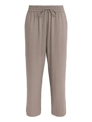Camilla And Marc Cropped Vector Trousers - Brown