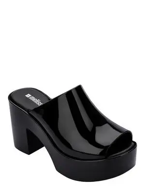 Melissa Hype Platform Mule Heels - Black