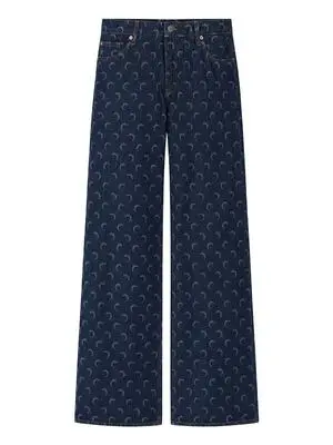 MARINE SERRE Jeans "moon - Blue