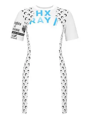 MARINE SERRE Mini Dress - White