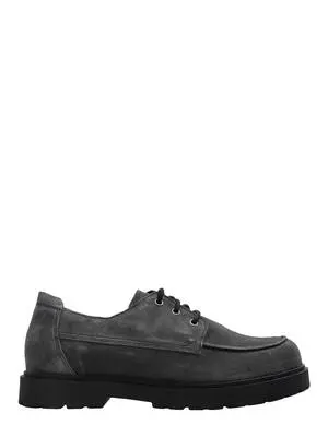 BIRKENSTOCK Highwood Moc Lace Low Nubuck Shoes - Grey