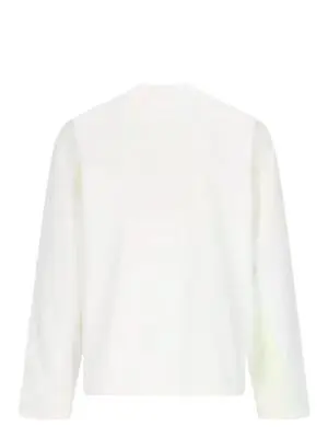JIL SANDER Logo-print Long-sleeve T-shirt - White